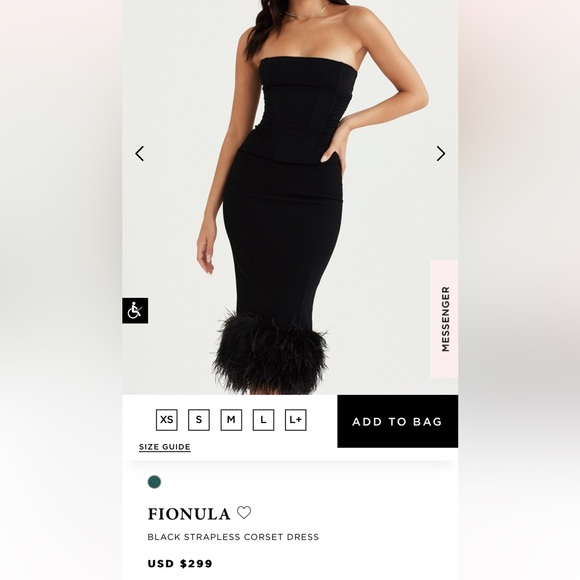 House of CB | Dresses | House Of Cb Black Fionula Dress Size Medium ...